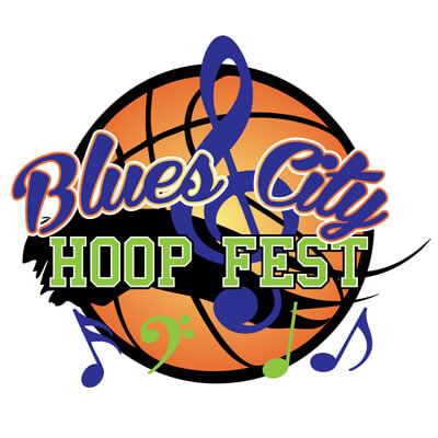 Blues City Hoop Fest Logo | TMalone Marketing