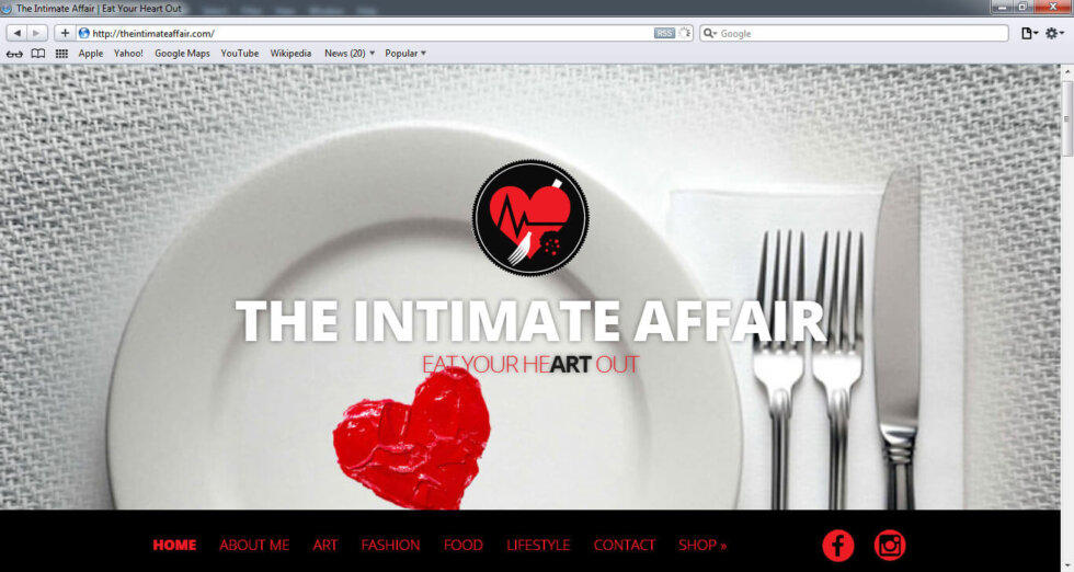 The Intimate Affair Website Design - TMalone Marketing | Website Design ...